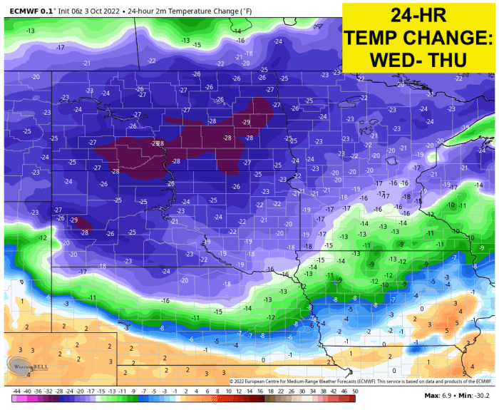 Very warm for October before abrupt change in Minnesota - Bring Me The News