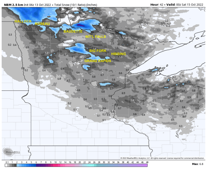 Here comes the first snow for many in Minnesota - Bring Me The News