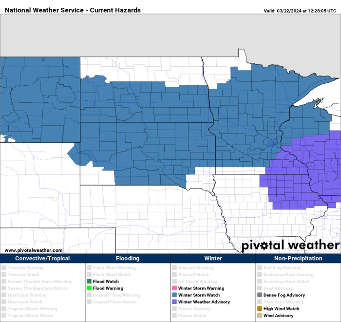 NWS issues unbelievable snowfall potential map for Sunday-Tuesday storm ...