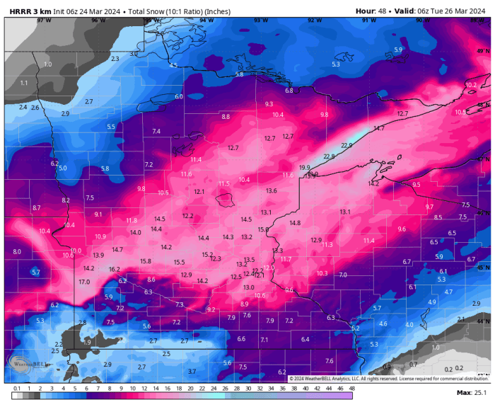 Extremely heavy snow to slam Minnesota: Where, when and how much ...