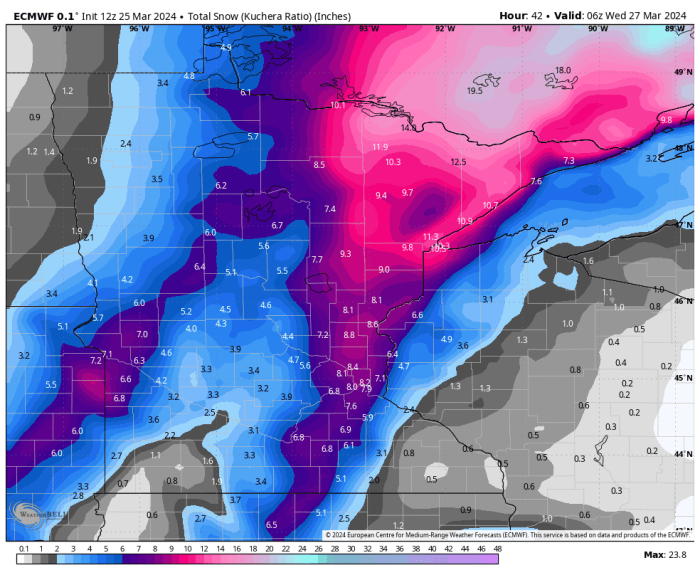 Intense snow could hit Twin Cities as massive storm exits - Bring Me ...