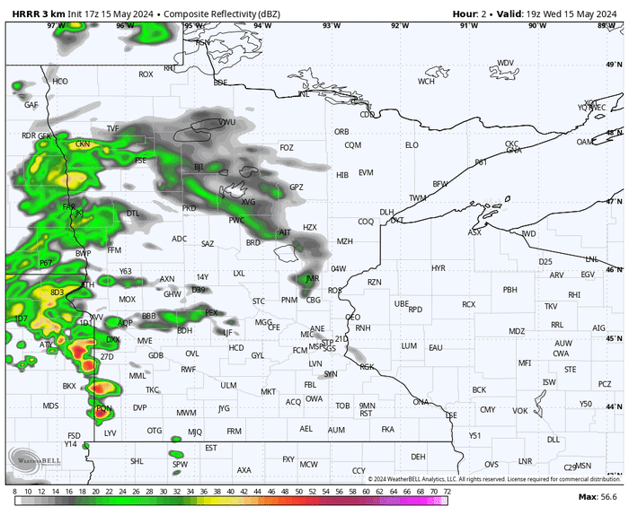 Funnel clouds, landspouts possible as storms move through Minnesota ...