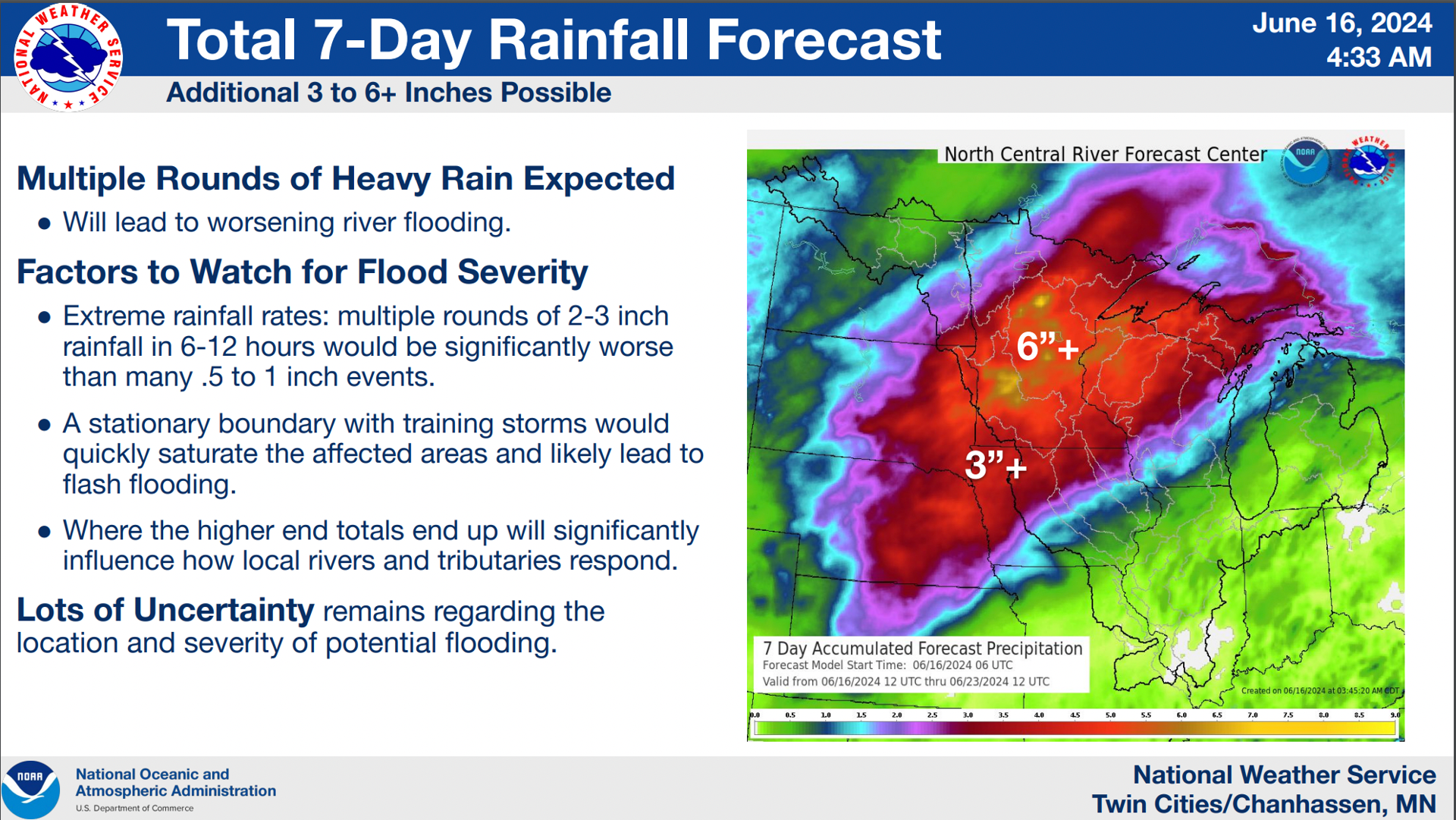 Extreme rain totals, severe storms expected this week in Minnesota ...