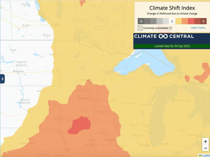 You just lived through the hottest September ever recorded in Minnesota ...