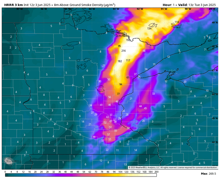 Wildfire smoke engulfs the Twin Cities and rain isn't helping - Bring ...