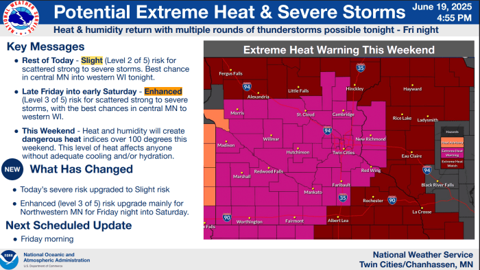Significant severe weather possible in Minnesota Friday night to ...