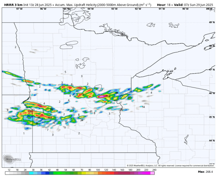 Hot, sticky, and stormy: Tornadoes and hail possible in Minnesota ...