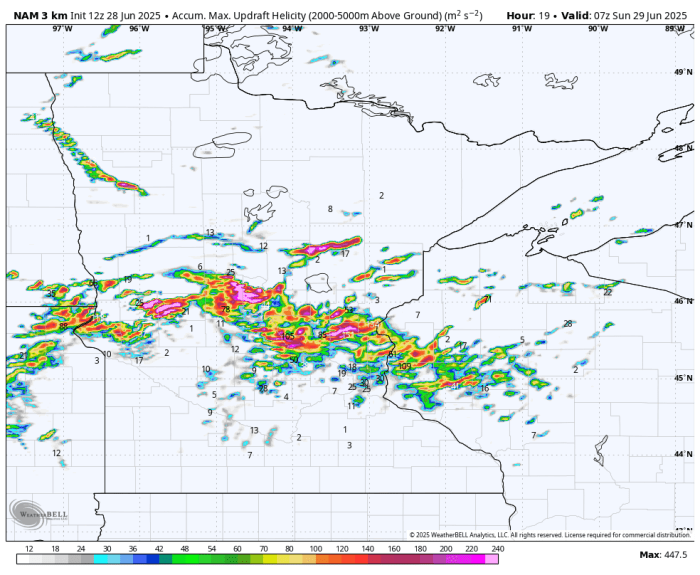 Hot, sticky, and stormy: Tornadoes and hail possible in Minnesota ...