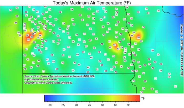 Rare weather phenomena sparks freak overnight heat surge in tiny Minnesota area - Bring Me The News