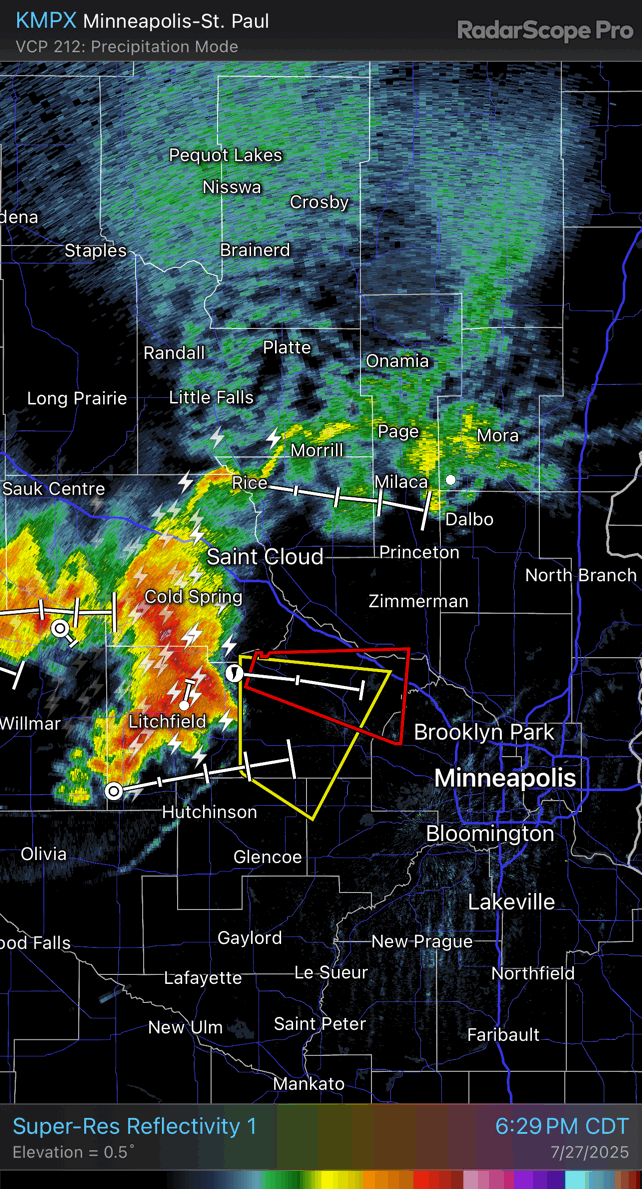Severe thunderstorm: Storms explode, causing power outages in Twin ...