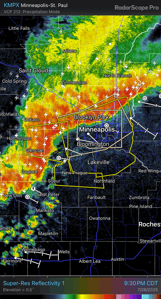 Derecho live: Severe thunderstorm watch in Twin Cities, central ...