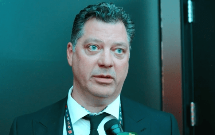 Bill Guerin on hit that took out Spurgeon: 'It was a dirty play by a ...