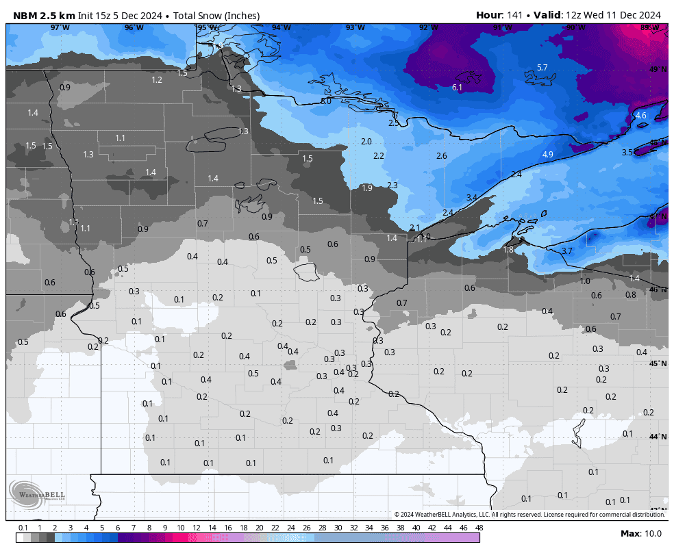 Where will Sunday-Monday storm system deliver snow in Minnesota ...