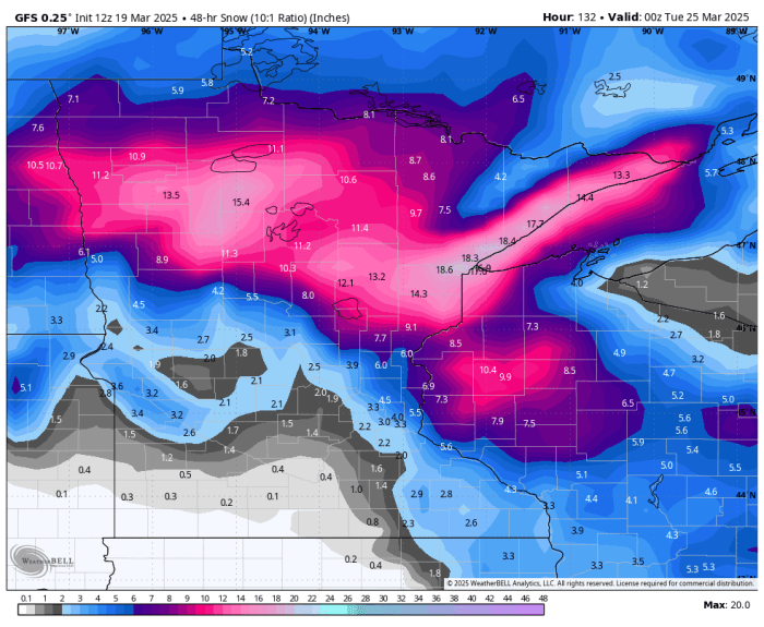 Twin Cities dodges blizzard; next chance of rain and snow arrives this ...