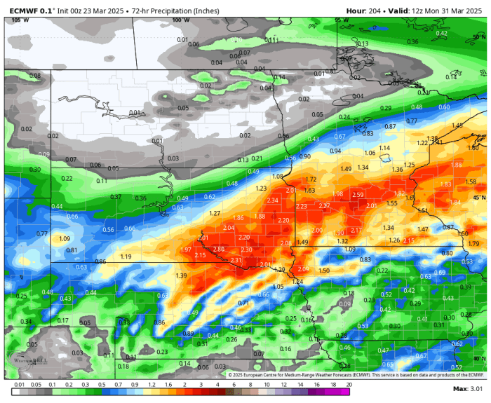 Another big storm system in Minnesota to wrap up March? - Bring Me The News