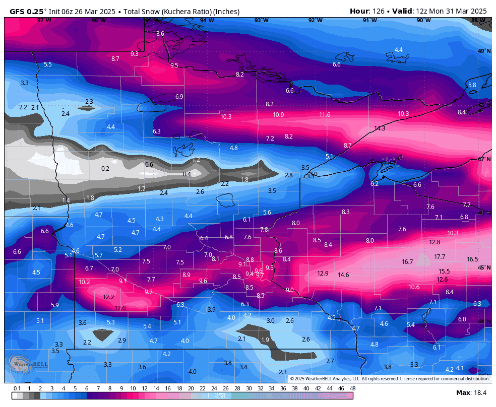 Will weekend storm be boom or bust? Latest models put Twin Cities in ...