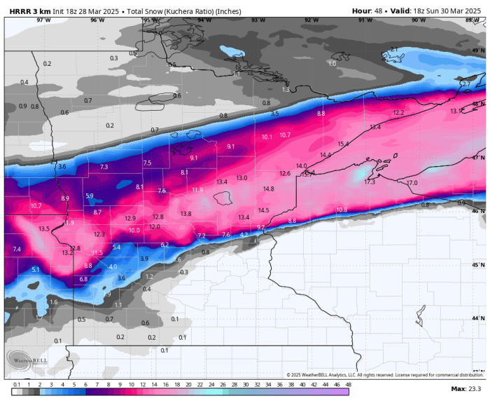 Rain turns to ice and snow Saturday: How much and where in Minnesota ...