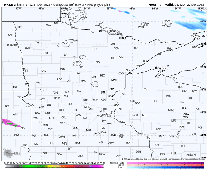 Slippery Monday commute in the Twin Cities? Potential storm around ...