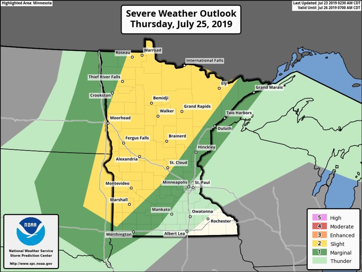 Strong Storms Possible In Minnesota Thursday Friday Bring Me The News