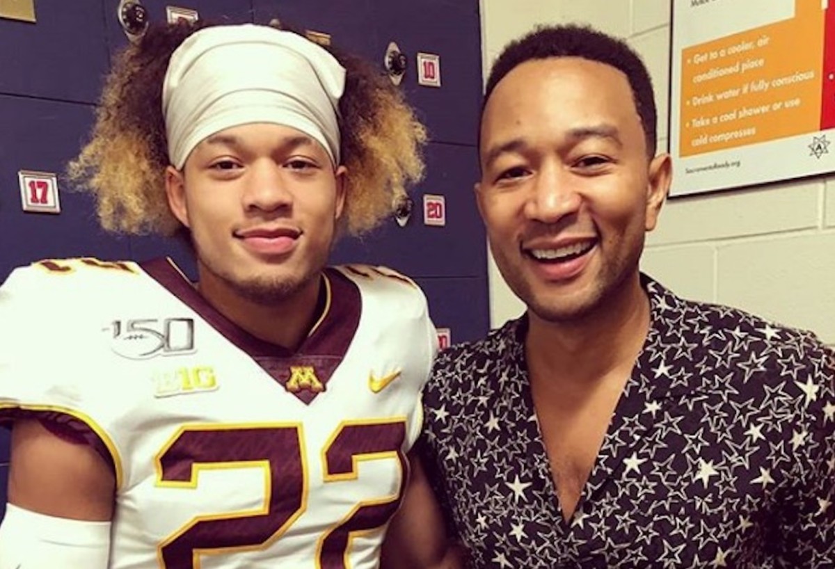 John Legend cheers on Gophers in double-overtime thriller - Bring Me ...
