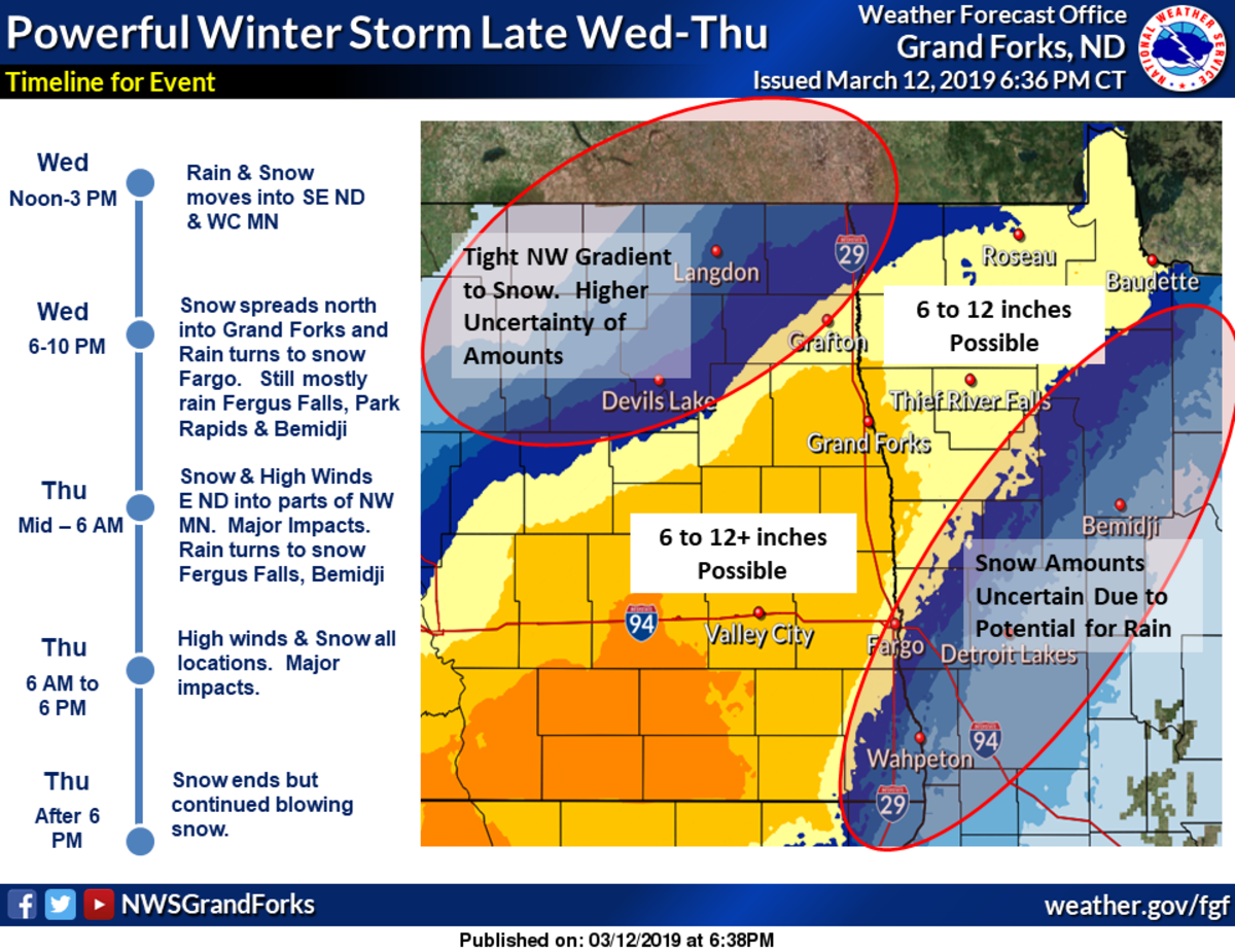 'Potentially historic' blizzard bearing down on Dakotas, northwest ...
