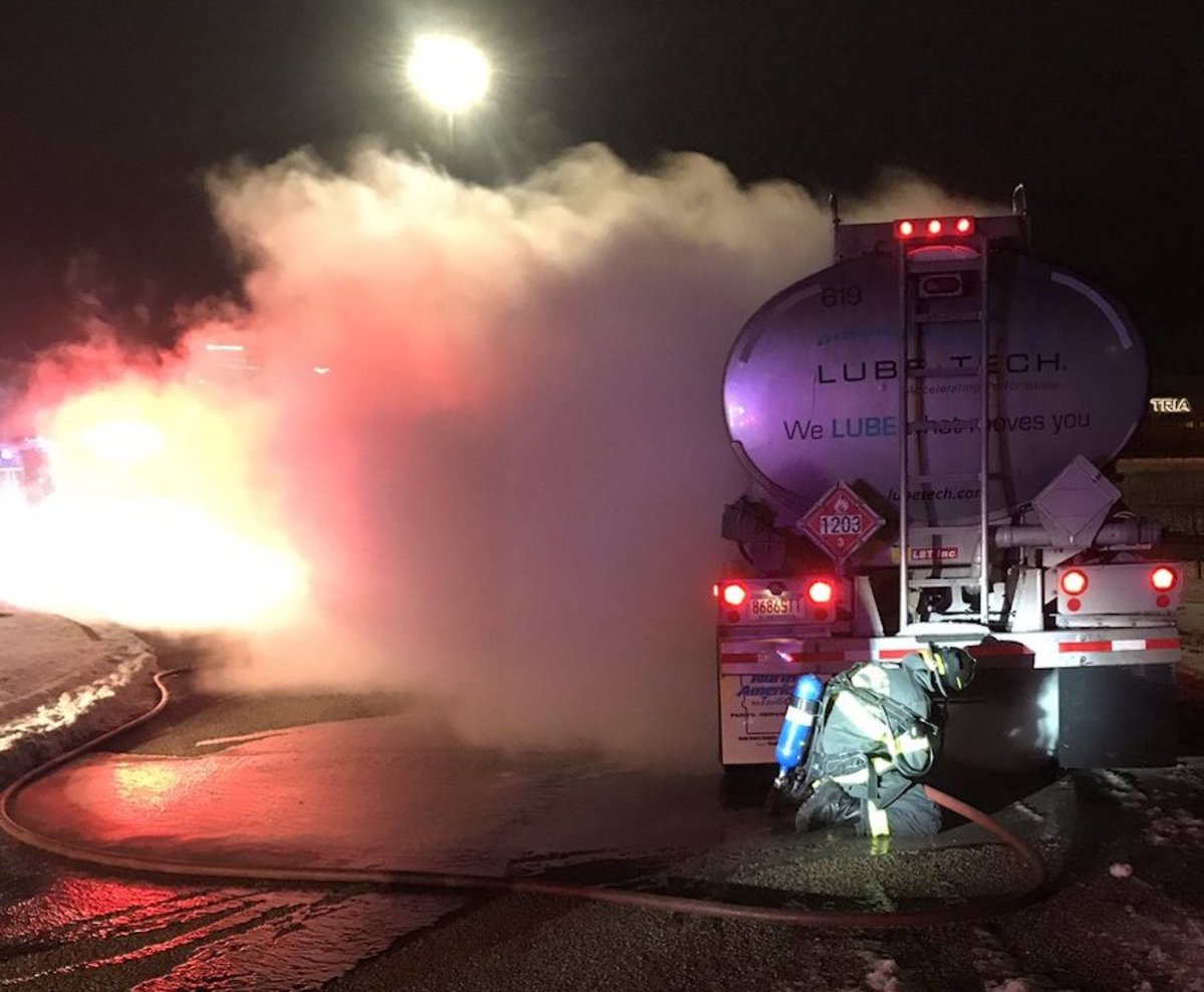 Gas tank truck catches fire near France Ave in Bloomington - Bring Me ...