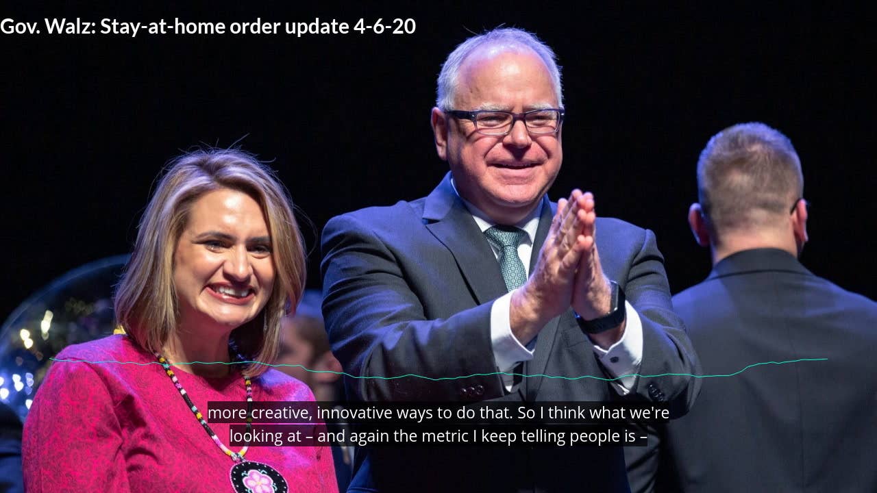 Gov. Walz: Stay-at-home order update 4-6-20 - Bring Me The News