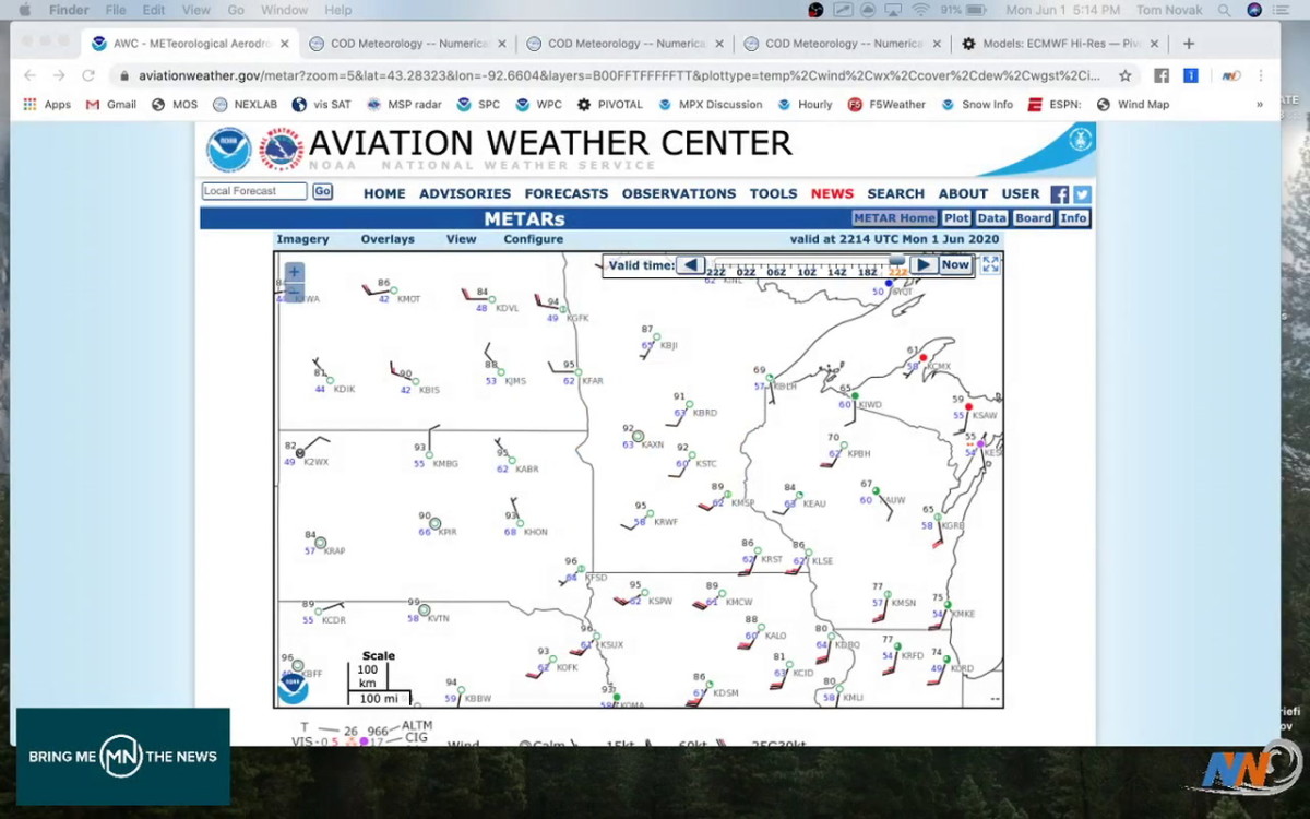 Novak Weather briefing: June 1, 2020 - Bring Me The News