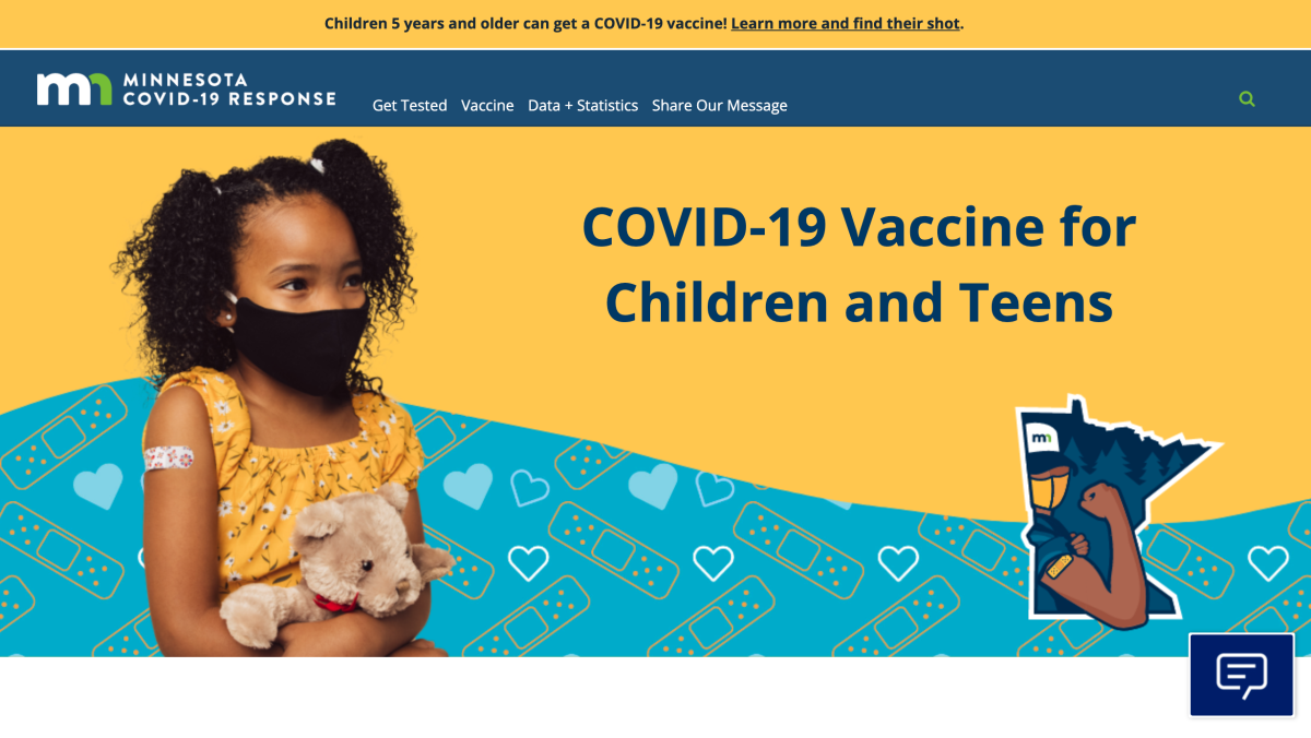 Minnesota launches vaccine information website for kids ages 5-11 ...