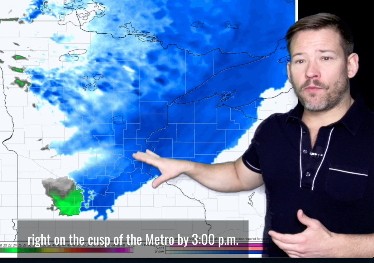 Weather with Sven: Preview of Thursday snow in MN - Bring Me The News