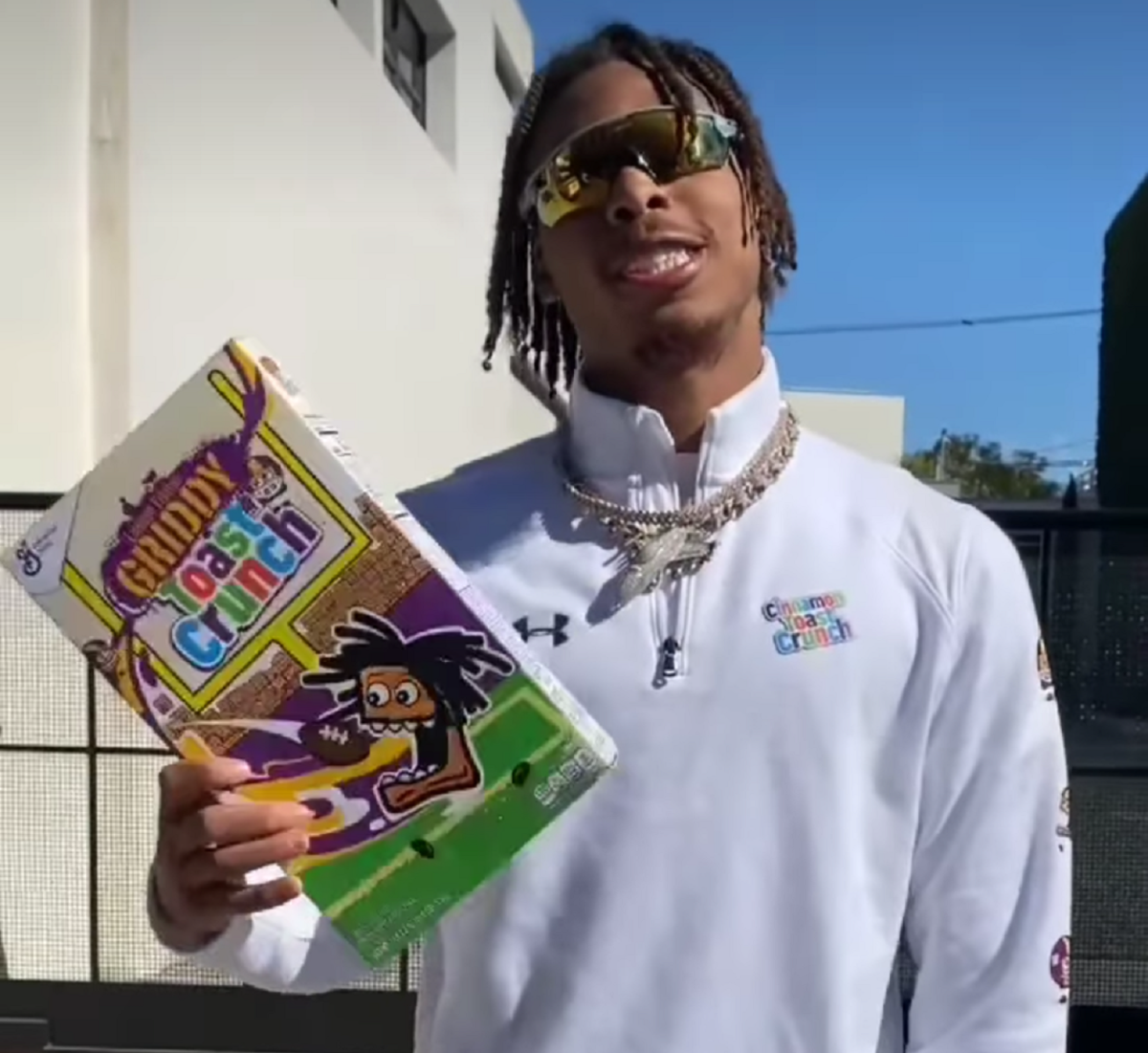 Justin Jefferson's $50 'Griddy' Toast Crunch sells out in less than 90 ...