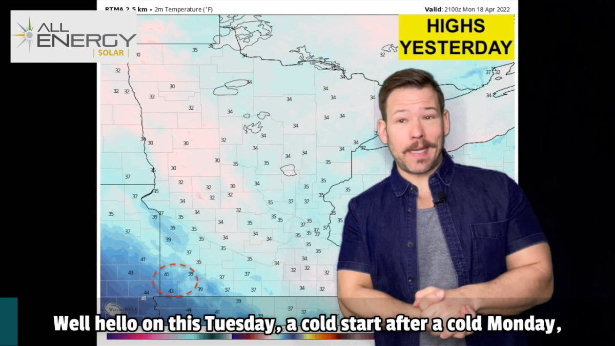 Sven Sundgaard: Saturday will be nice, then cold again - Bring Me The News