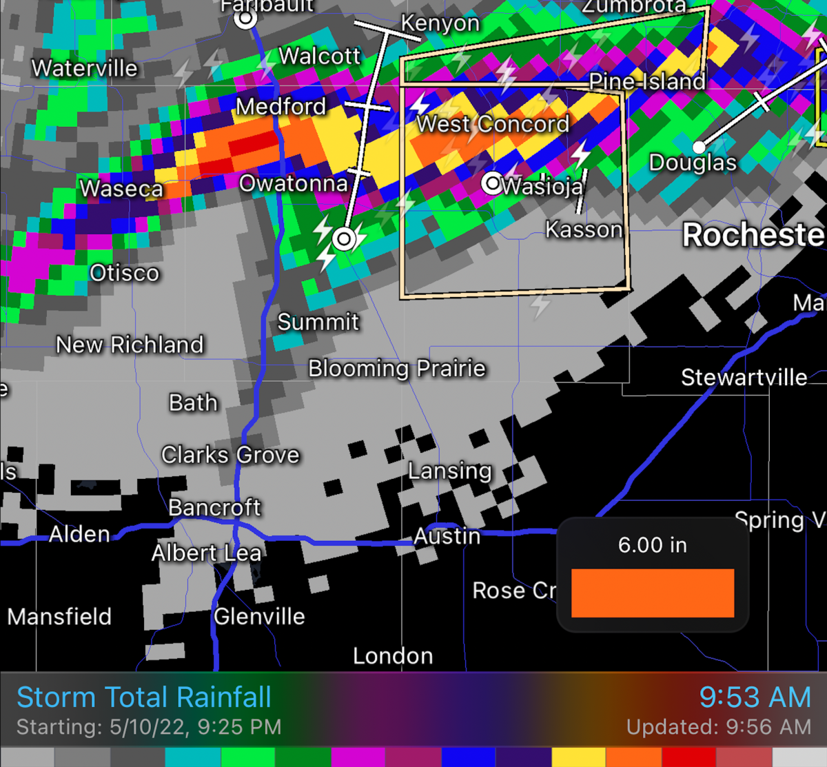 Training storms dump big rain totals on southeast Minnesota - Bring Me ...