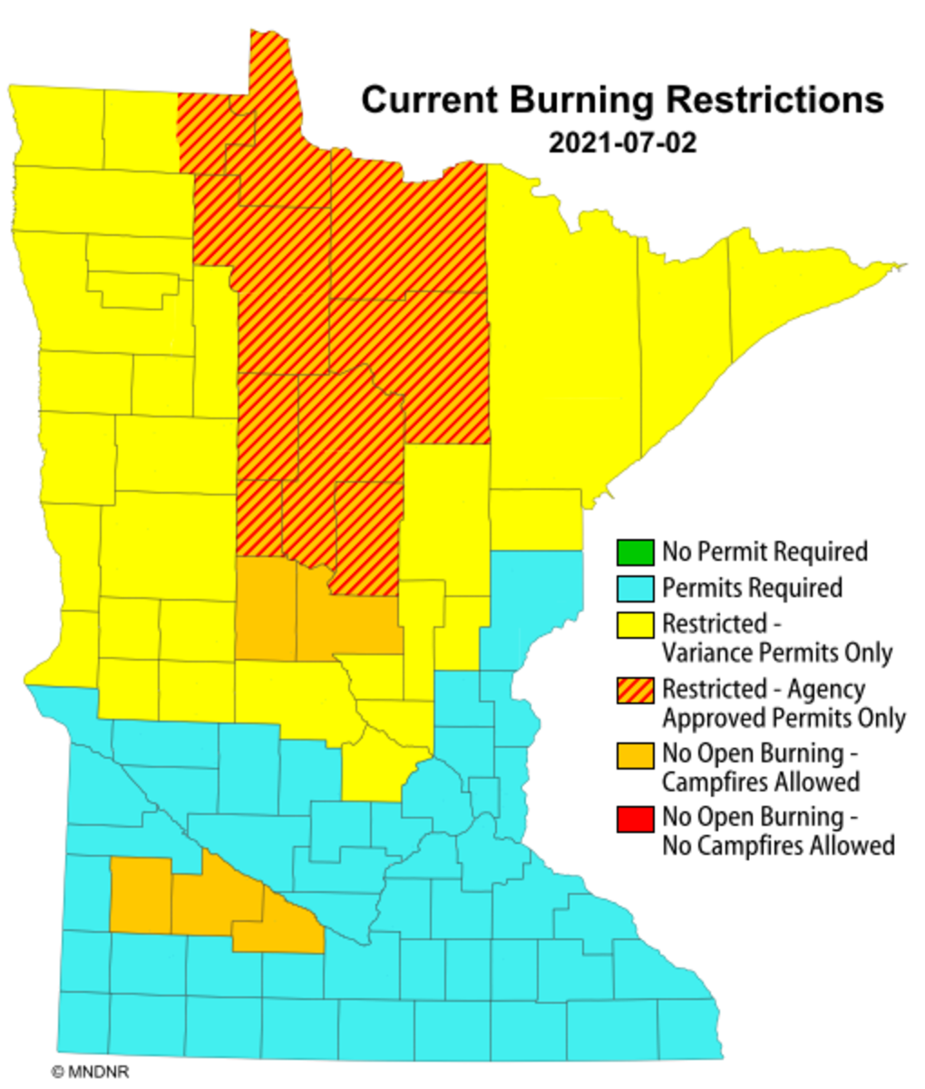 High fire danger in MN: Don't light off those fireworks - Bring Me The News