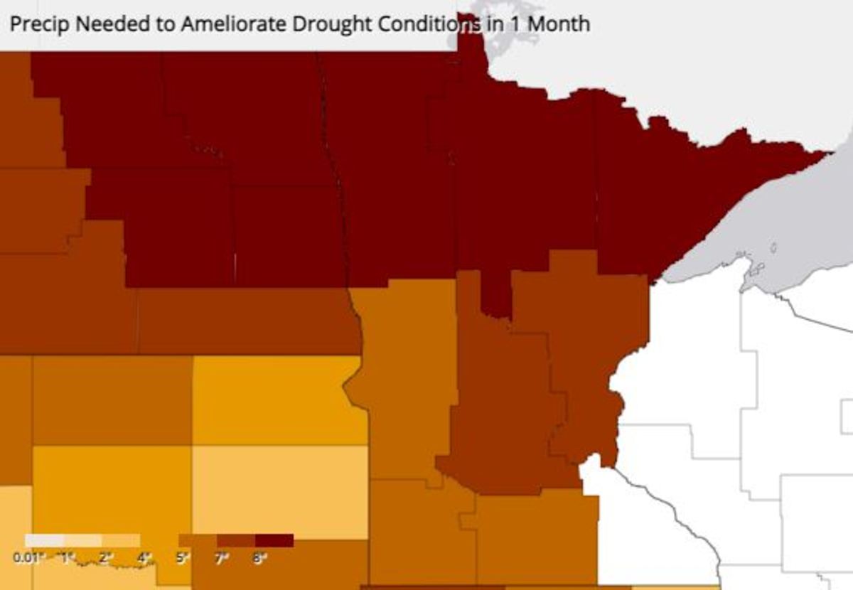 How much rainfall will it take to get Minnesota out of this damaging ...