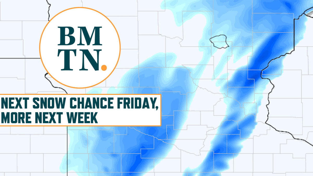 Next snow chance Friday, more snow next week - Bring Me The News