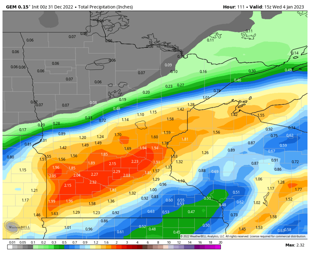Snowstorm incoming: What the models are showing - Bring Me The News
