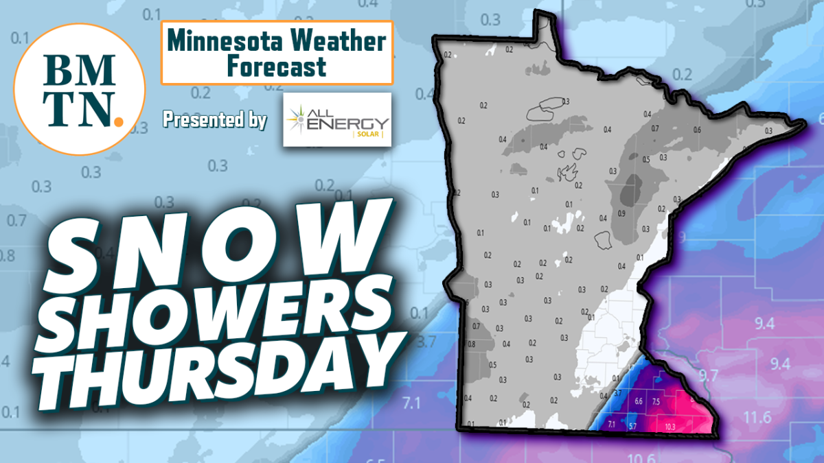 Minnesota Weather Flirting With 40 Degrees Snow Possible Thursday