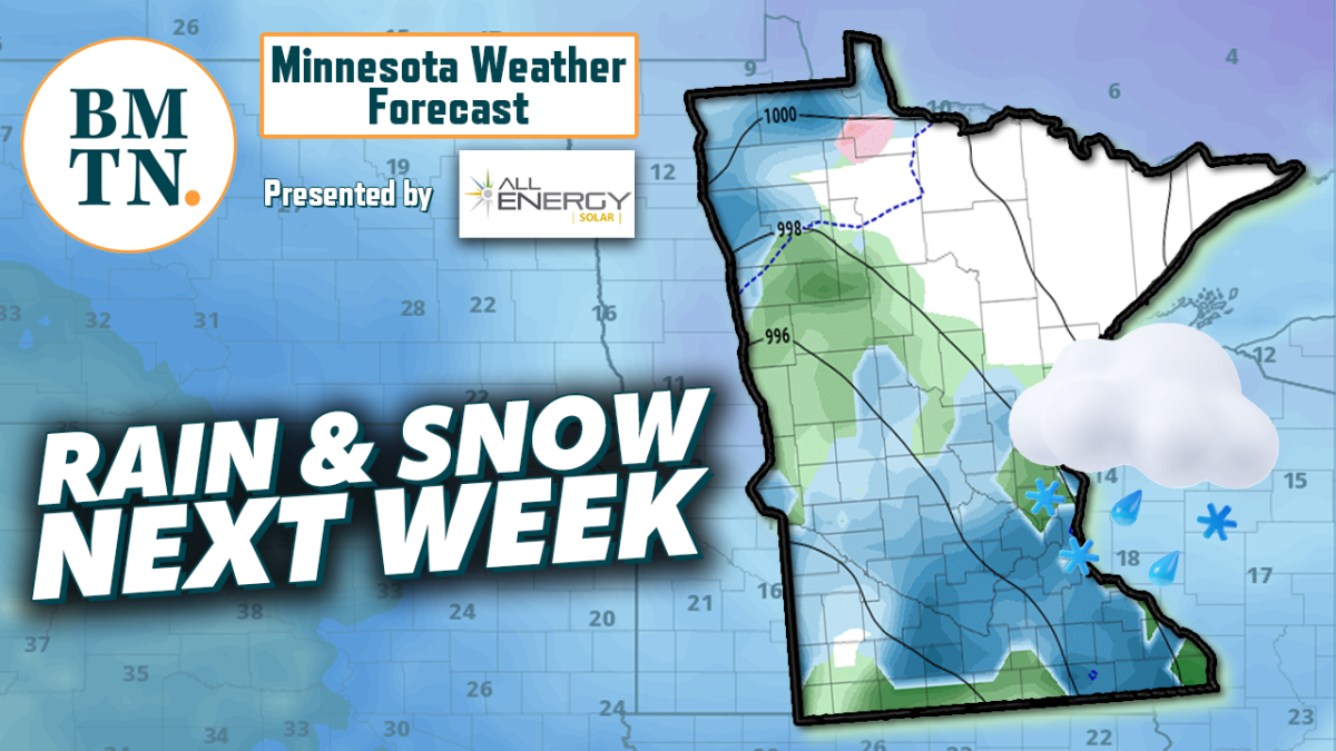 Minnesota weather: Warmer weekend but rain, snow likely next week ...