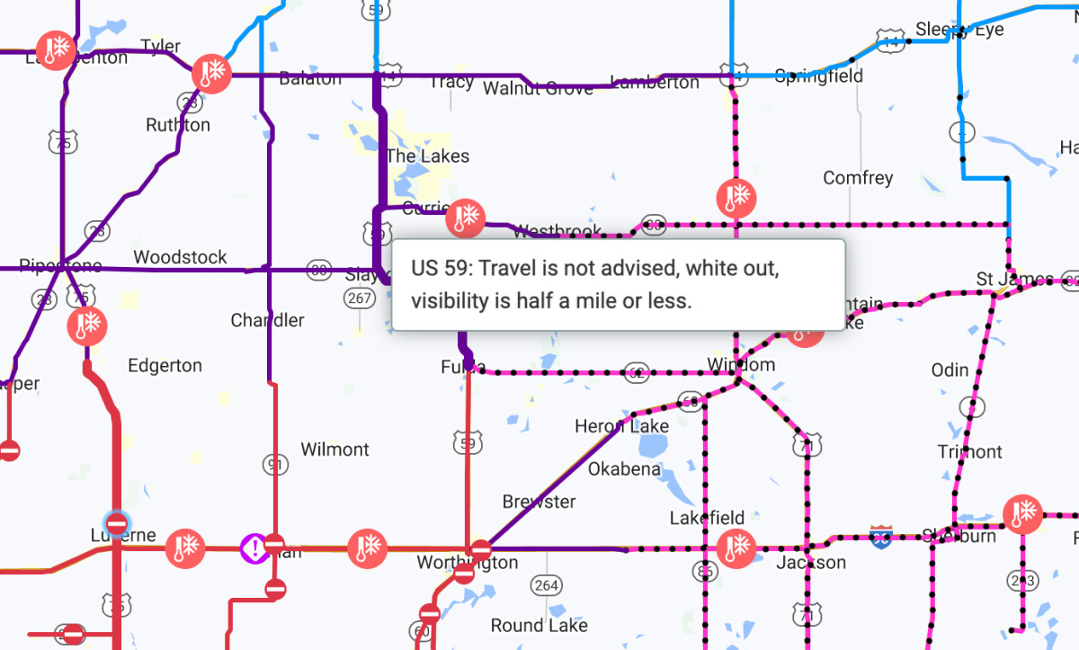 Blizzard latest: MnDOT closes part of I-90, highways in southern MN ...
