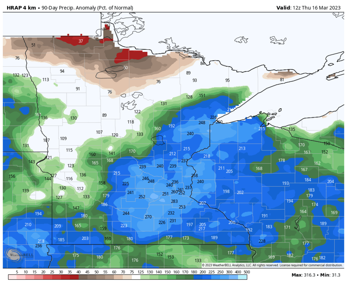 Slow spring, deep snow may be a flooding ticking time bomb in Minnesota ...