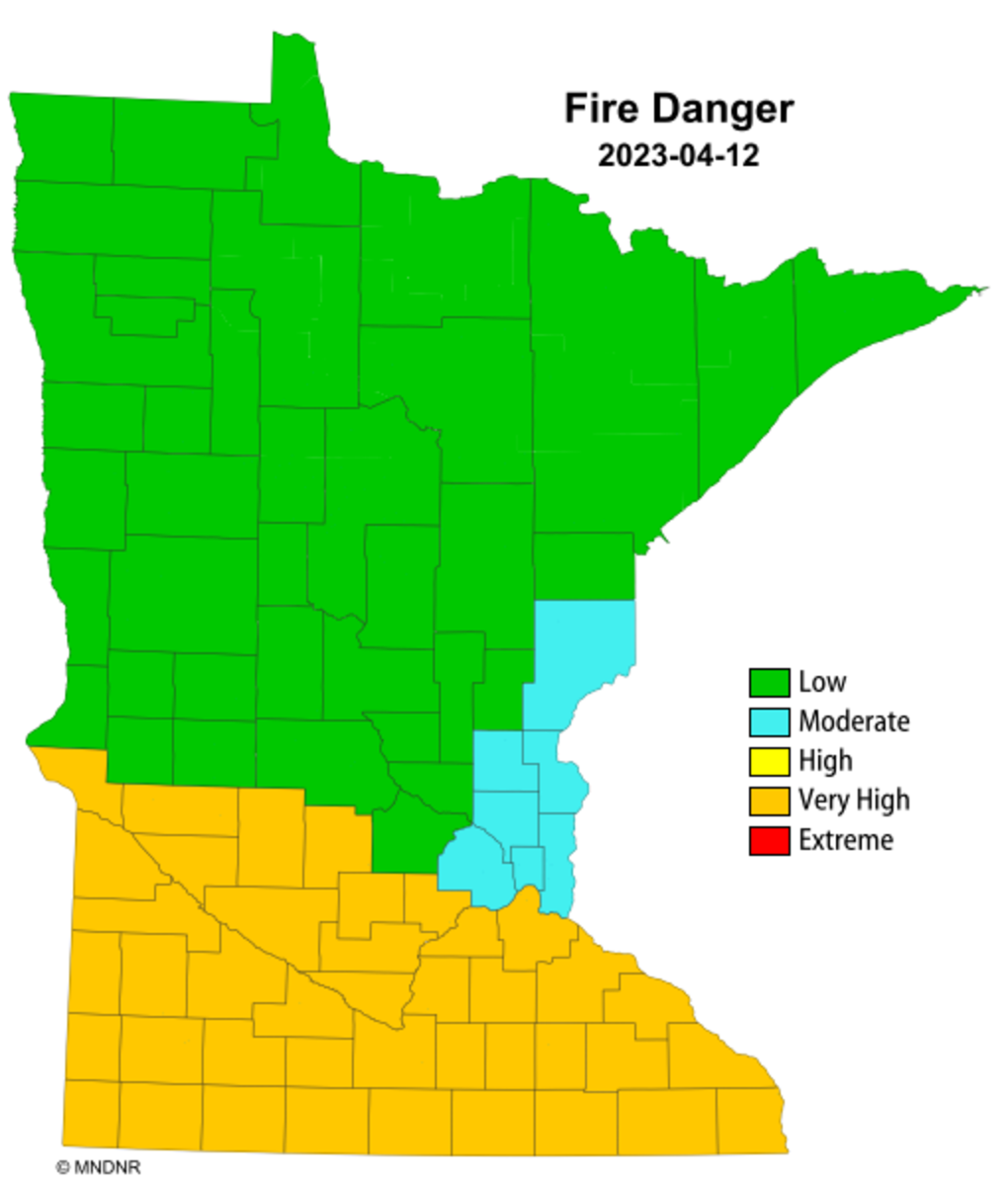 Red Flag Warning issued for Twin Cities due to 'extreme fire risk ...