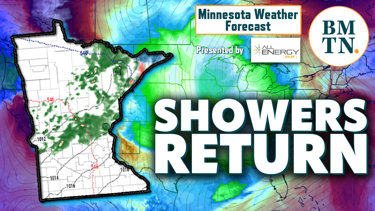 Minnesota weather: Showers return after brief warmup - Bring Me The News