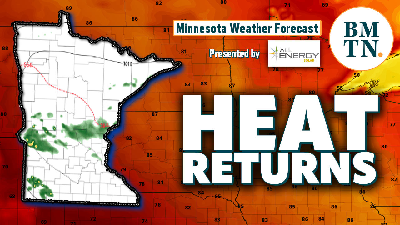 Minnesota weather: Best chance for storms Friday night, heating back up ...