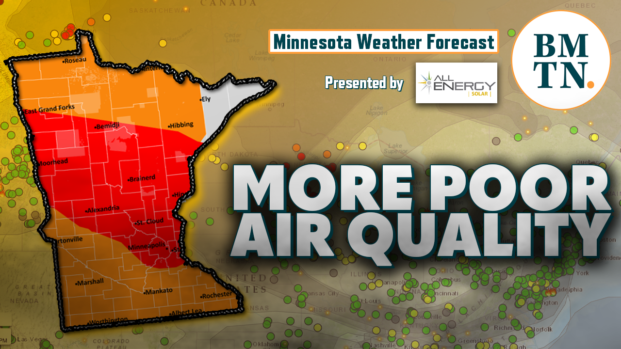 Minnesota weather: Polluted air, rain chances dwindle - Bring Me The News