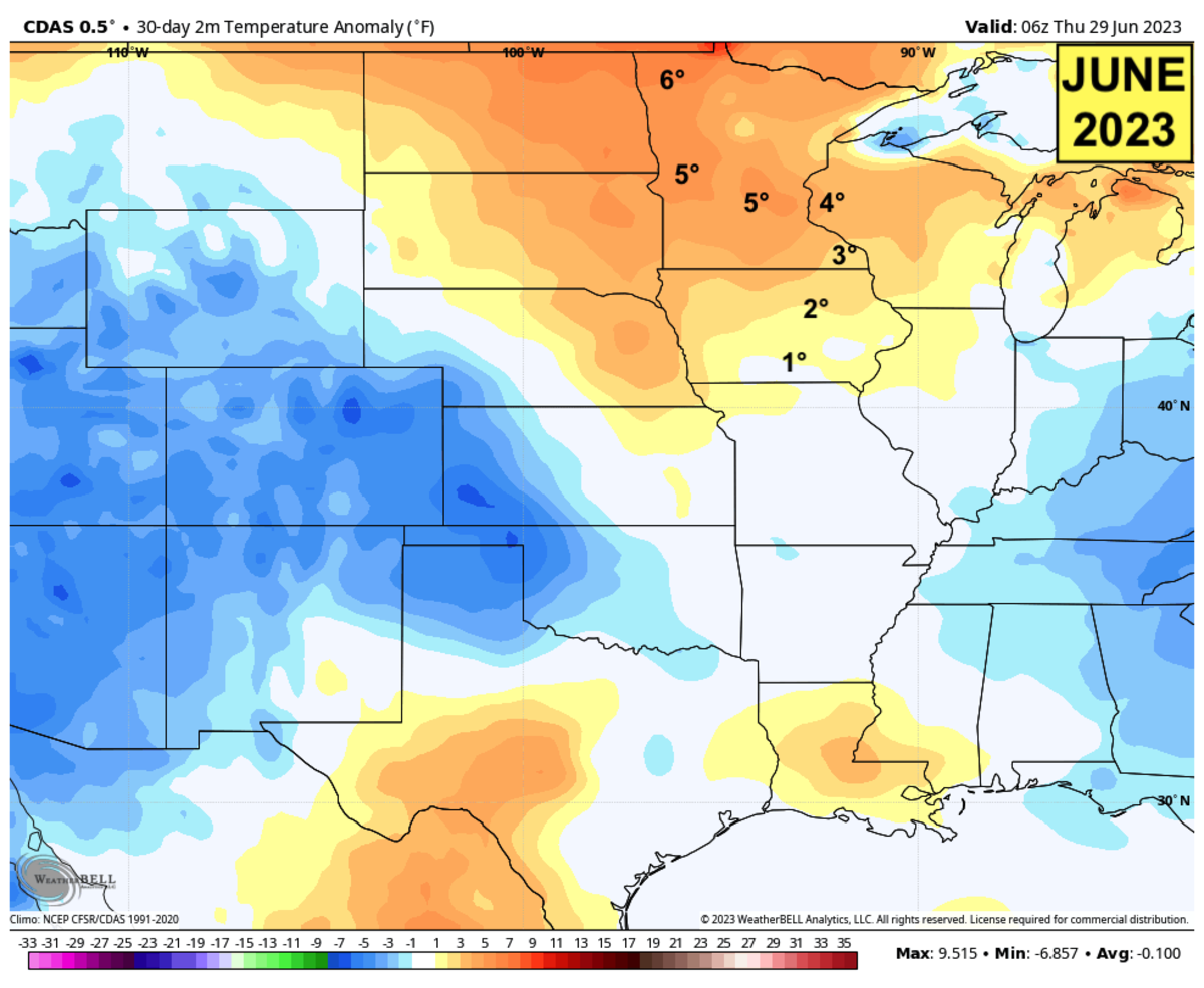 3rd hottest June helps drought hang on despite recent rains - Bring Me ...
