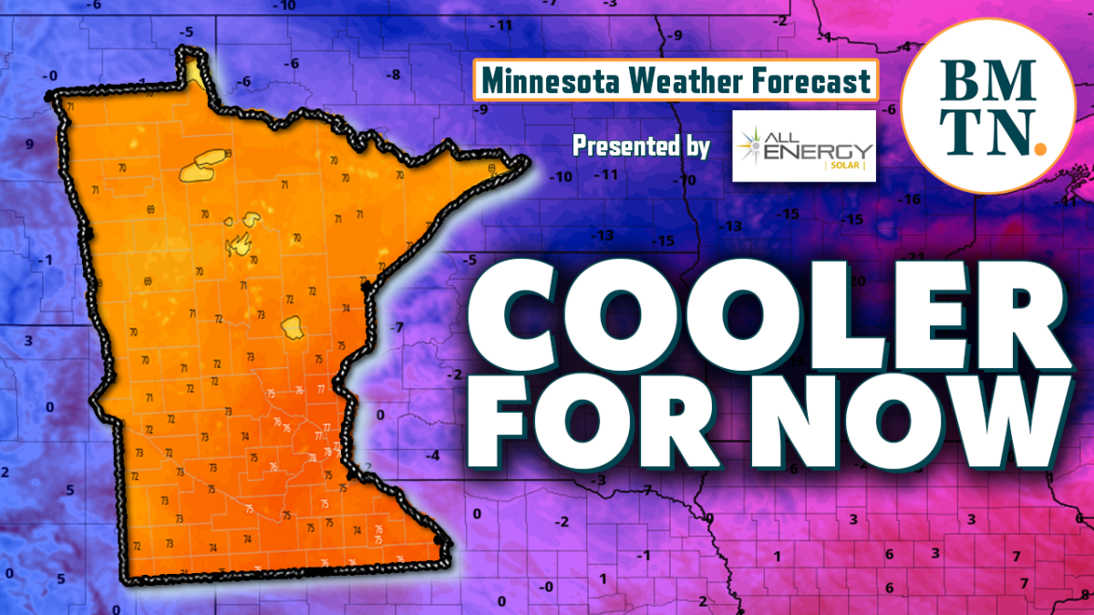 Minnesota Weather Enjoy The Cooler Temps While You Can Bring Me The News