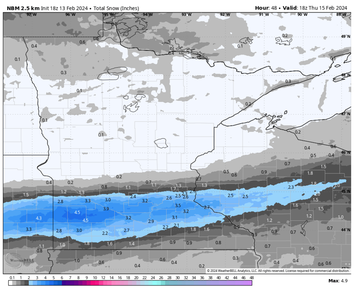 Winter weather advisory issued for parts of Twin Cities as models boost ...