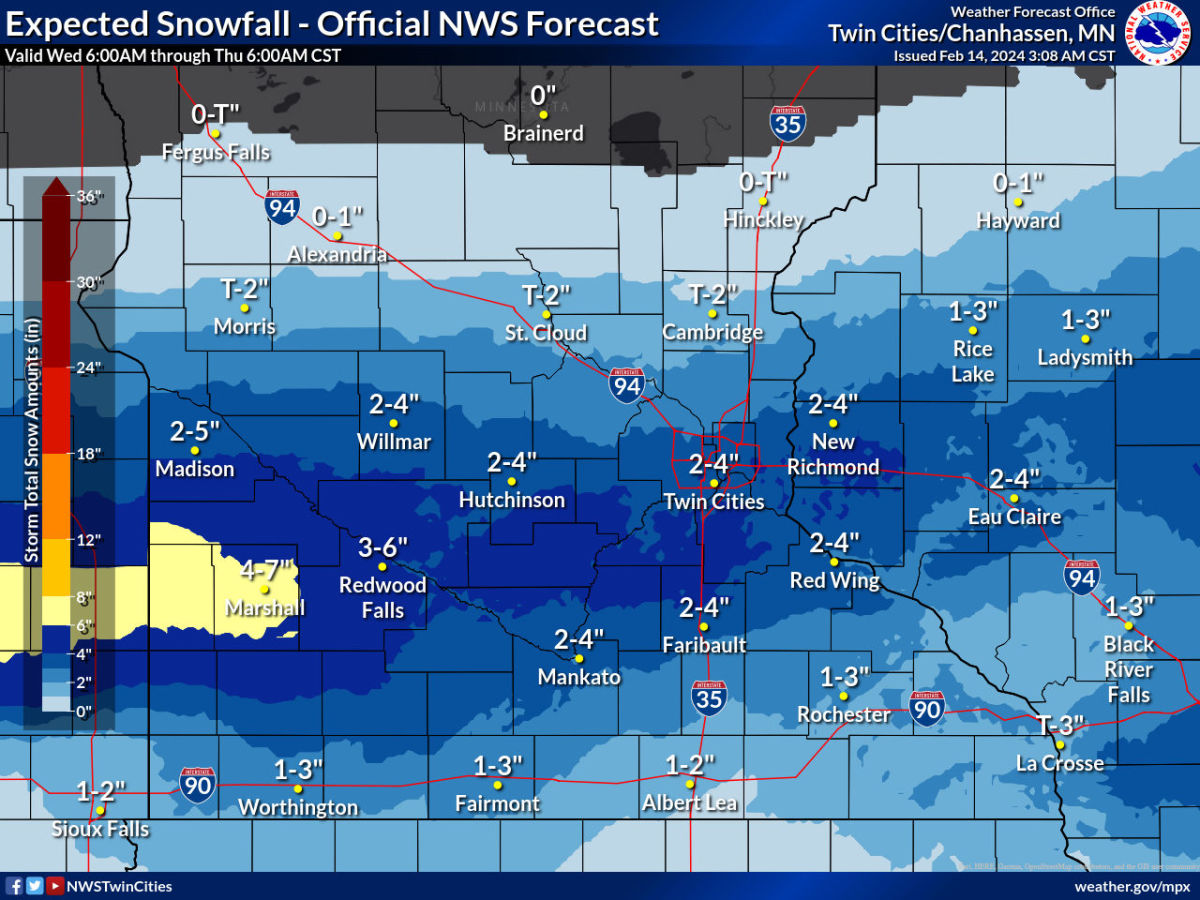 Minnesota weather forecast: Potential BIGGEST snowfall of the season ...