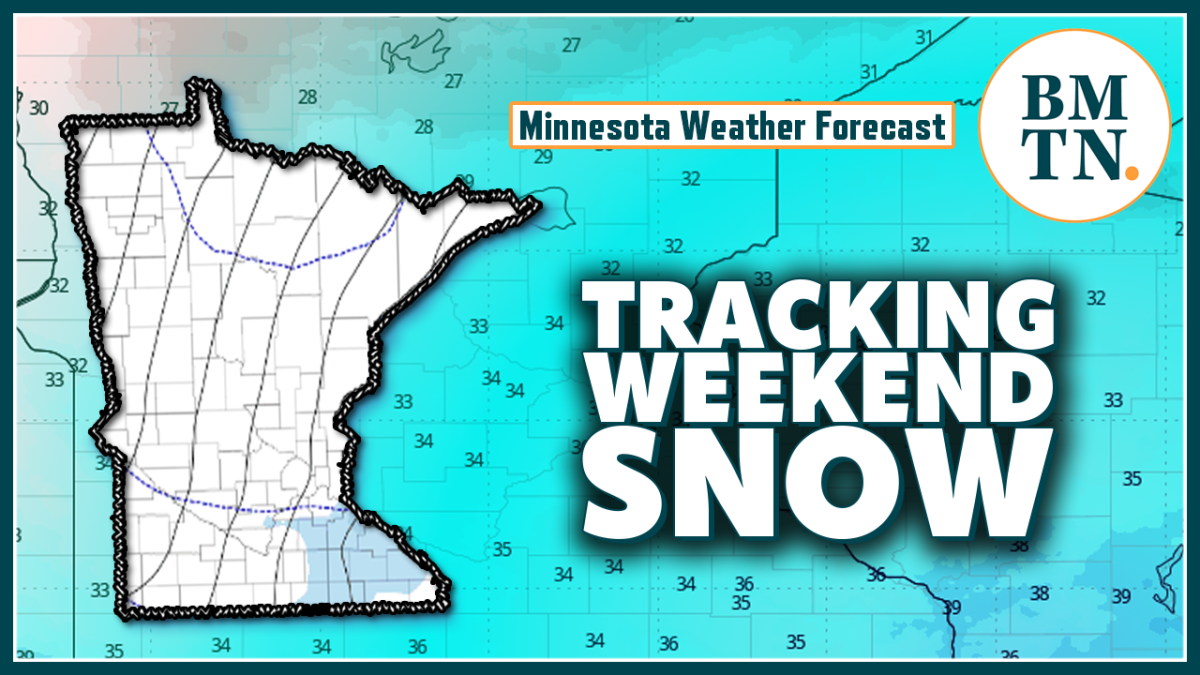 Minnesota Weather Forecast Tracking Weekend Snow Showers Bring Me